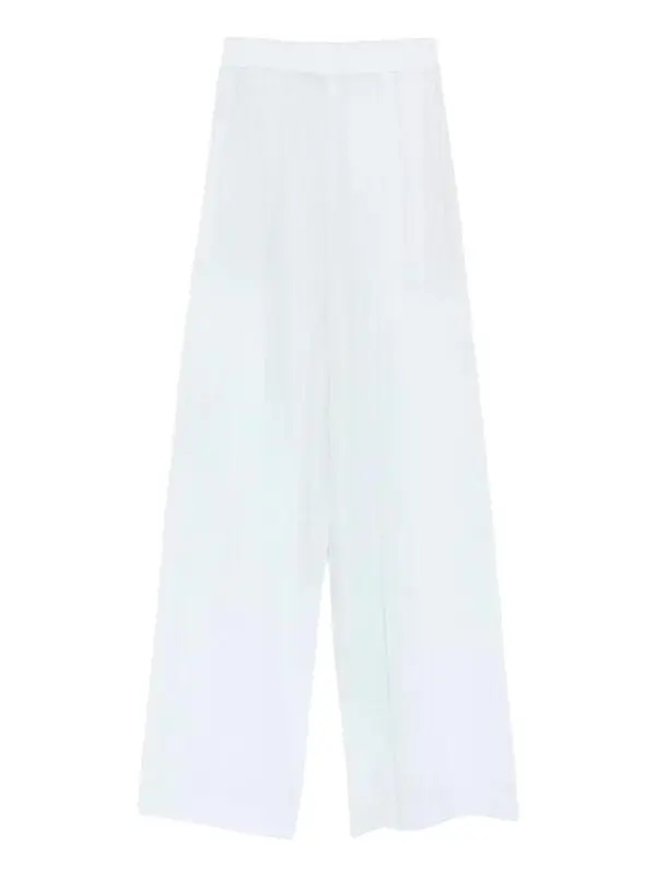 JOSEPH Pleated Wide-leg Trousers - Blue