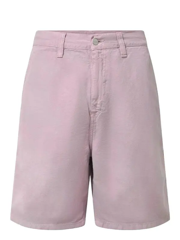 Carhartt Work In Progress Garment-dyed Side-pockets Shorts - Pink