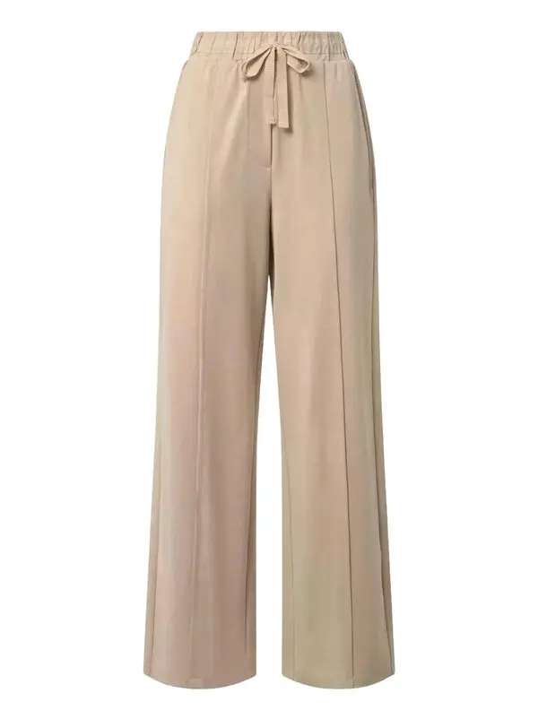 Max Mara Elastic-waist Wide-leg Trousers - Neutrals