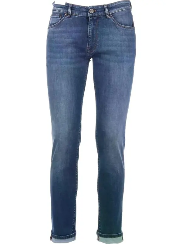 PT TORINO Cotton-blend Jeans - Blue