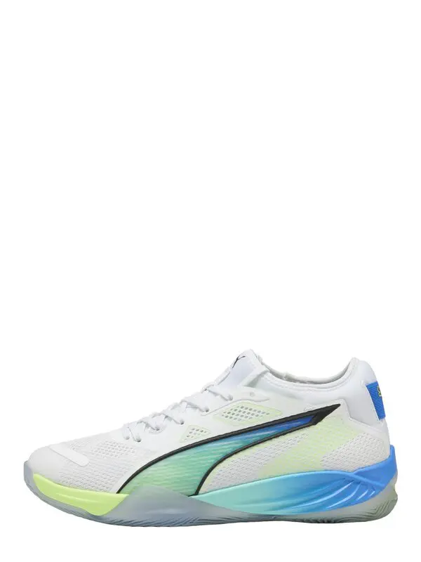 PUMA Eliminate Nitro Sqd 4 Energy Indoor Court Shoes - White