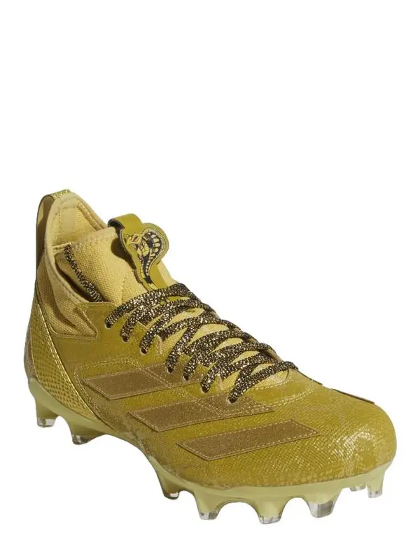 Adidas Adizero Impact Football Cleats - Gold Metallic / Gold Metallic / Core Black