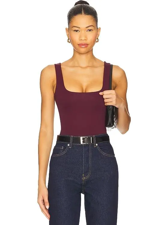 Good American Sculpting Modern Tank Bodysuit - Fig007