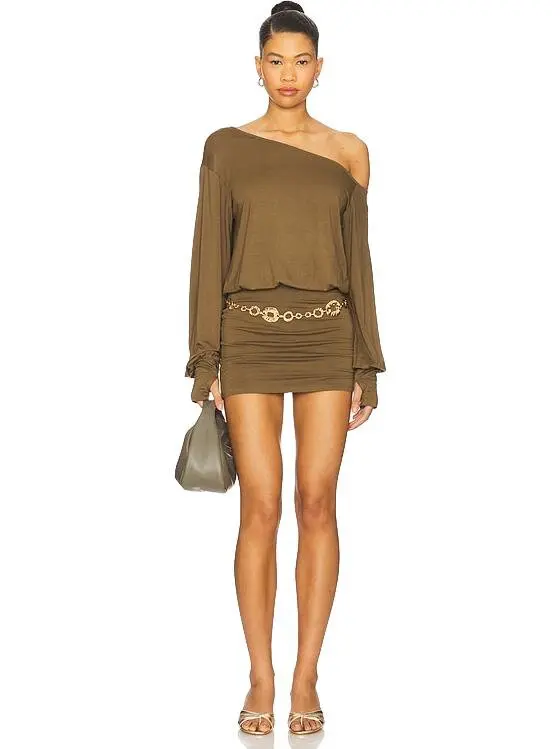 Superdown Rosabella Mini Dress - Olive Green