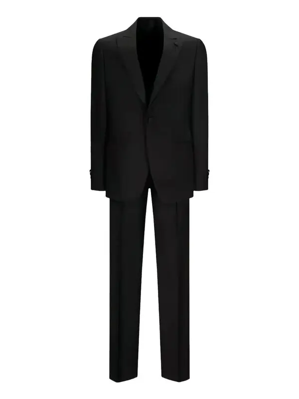 LARDINI Single-button Suit - Black