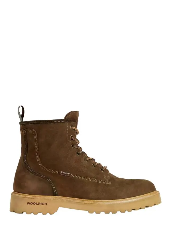 Woolrich Lace-up Zip Boots - Brown