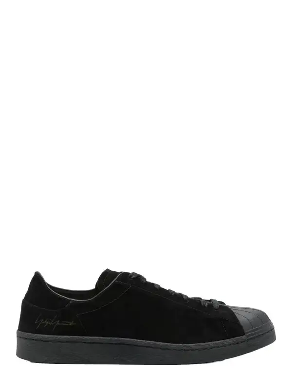 Y3 Suede Leather Sneakers - Black