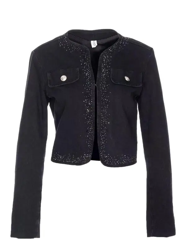 Liu Jo Stud-embellished Jacket - Black