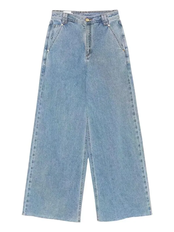 Aje Holland Frayed Jeans - Blue