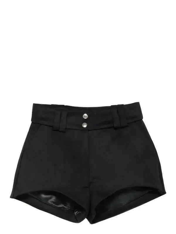 VESTIAIRE D'UN OISEAU LIBRE High-waisted Shorts - Black