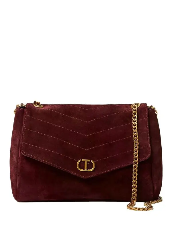 TWINSET Quilted Shoulder Bag - Red