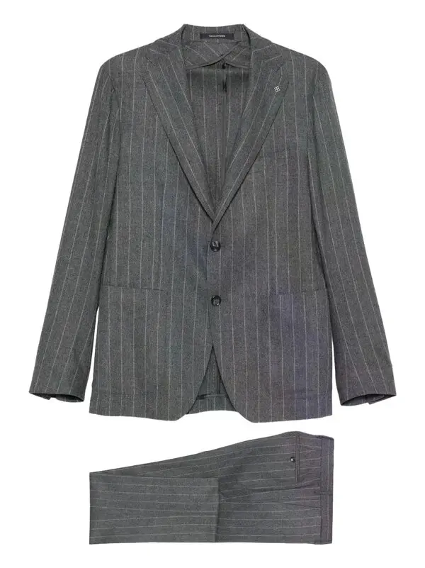 Tagliatore Notched-lapels Suit - Grey