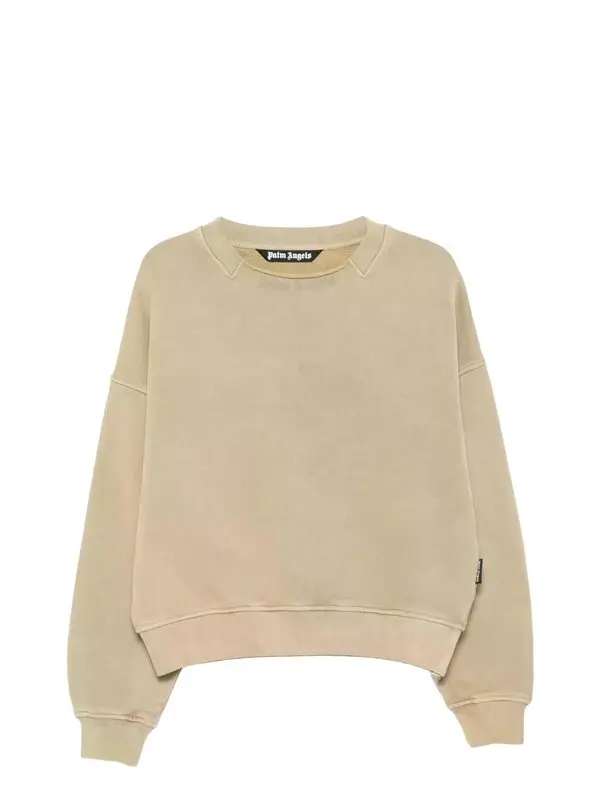 Palm Angels Crew-neck Sweatshirt - Green