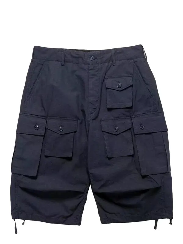 Engineered Garments Multi-pocket Cargo Shorts - Blue
