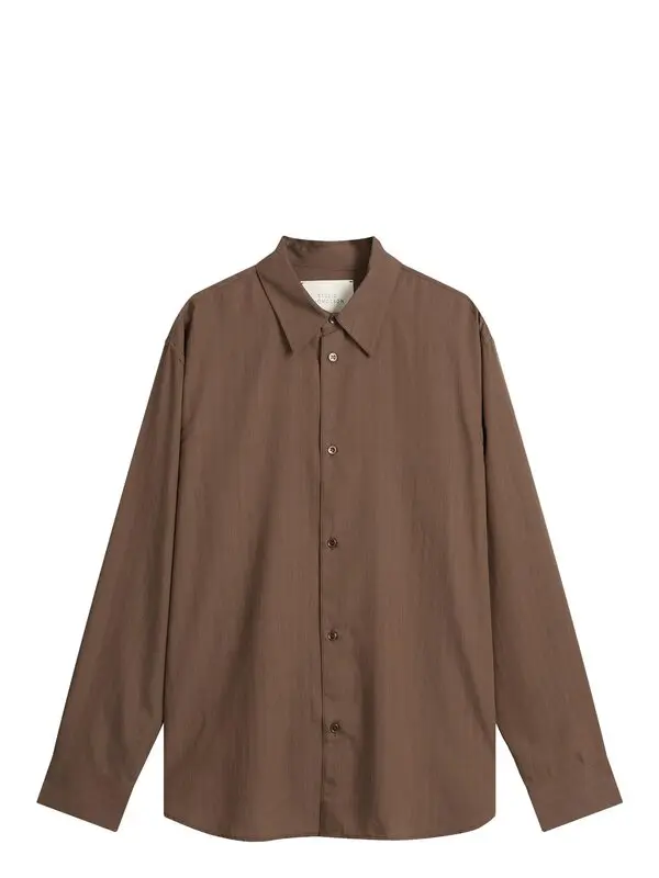 Studio Nicholson Boxy Oversized Shirt - Brown