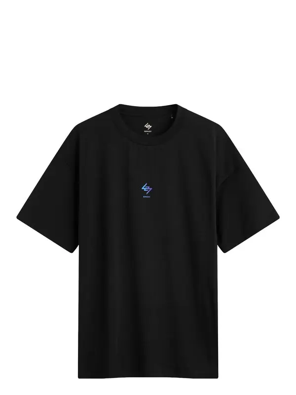 REPRESENT 247 Oversized T-shirt - Black/purple Fade