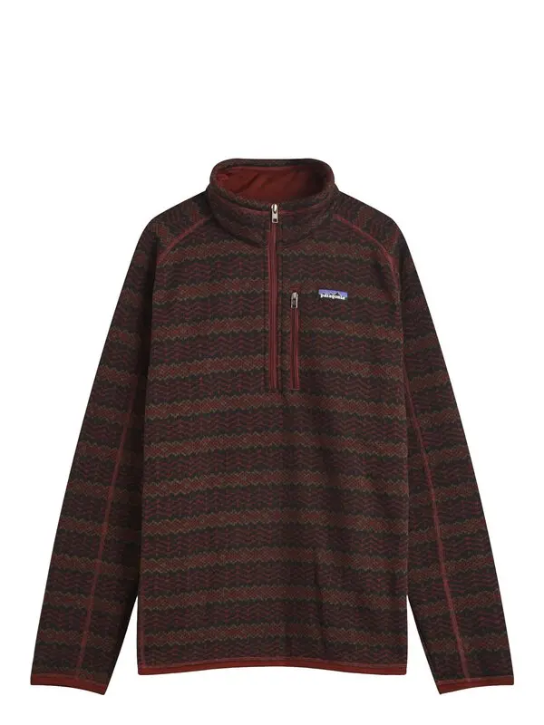 Patagonia Better Sweater 1/4 Zip - Woven Together Dried Vanilla