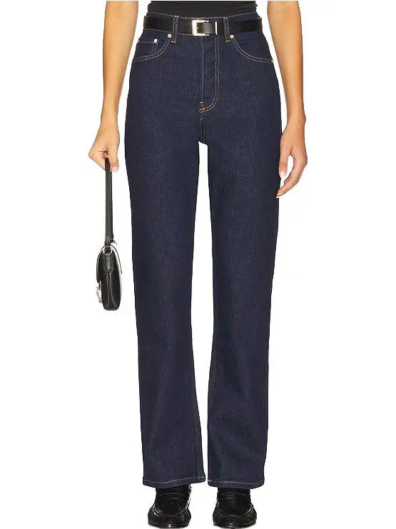 EB DENIM High Rise Straight Jean - Blue
