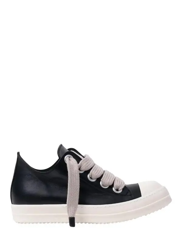 Rick Owens Concordians Jumbo Laced Low Sneakers - Black/milk