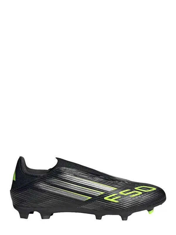 Adidas F50 League Laceless Fg/mg Electric Stealth Pack - Core Black/iron Metallic/lucid Lemon