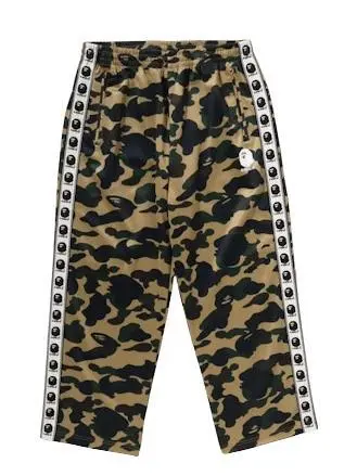 A BATHING APE 1st Camo Loose Fit Track Pants - Yellow