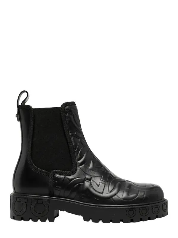 FERRAGAMO Varsi Ankle Boots - Black