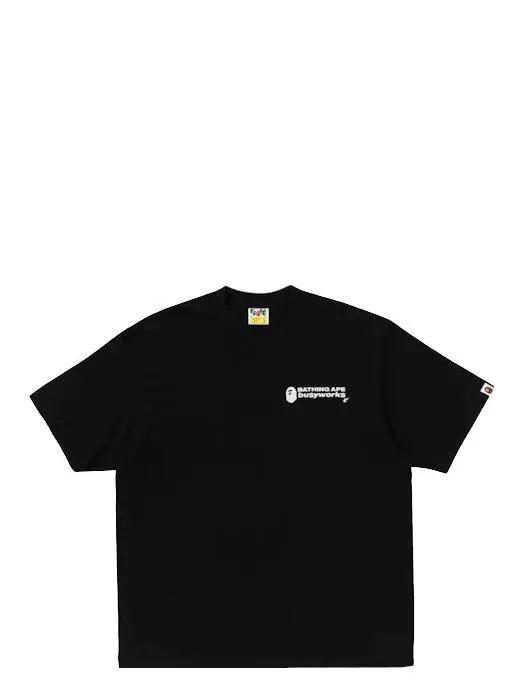 A BATHING APE Logo Relaxed Fit Ii Tee Shirt - Black
