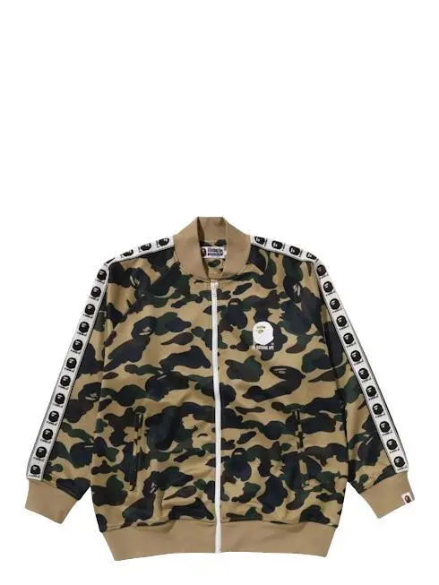 BAPE 1st Camo Relaxed Fit Track Jacket - Yellow