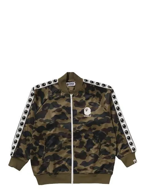 BAPE 1st Camo Relaxed Fit Track Jacket - Green