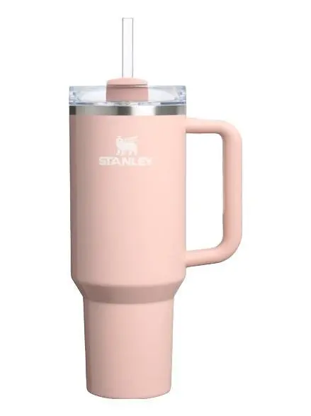 STANLEY Flowstate Quencher 40oz Tumbler - Peach Whip Gloss