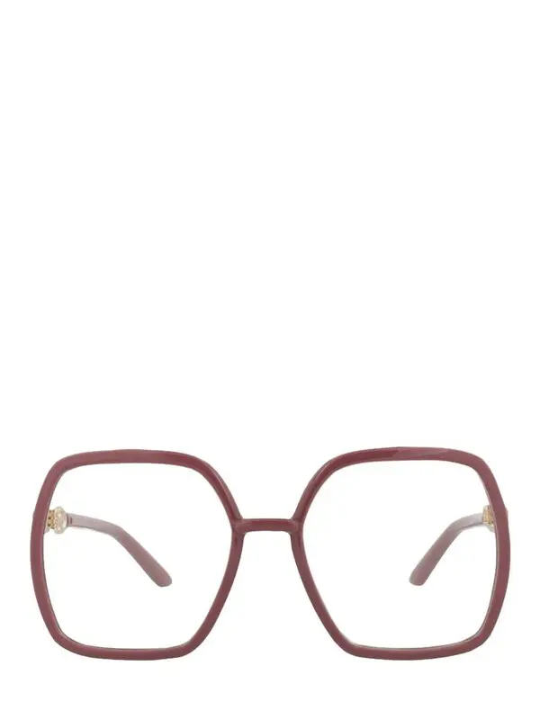 Gucci Square-frame Injection Optical Frames - Pink Pink Transparent (gg0890o/30010364/003)