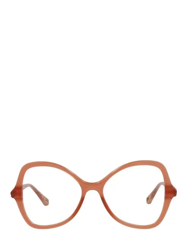 Chloé Cat Eye Optical Frames - Pink Pink Transparent (ch0004o/30009824/001)