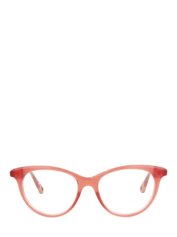 Chloé Cat Eye Optical Frames - Pink Pink Transparent (ch0005o/30009808/001)