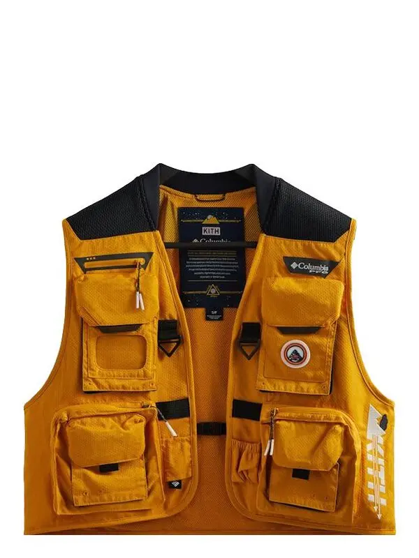 Kith Columbia Henrys Fork V Vest - Bright Gold