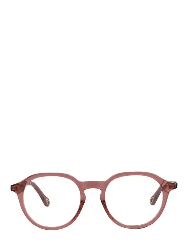 Chloé Round-frame Bio-acetate Optical Frames - Pink Pink Transparent (ch0012o/30009838/002)