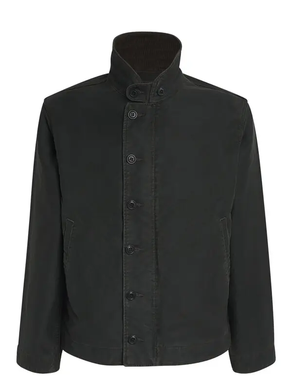 Ralph Lauren Double Rl Cotton N-1 Deck Jacket - Black