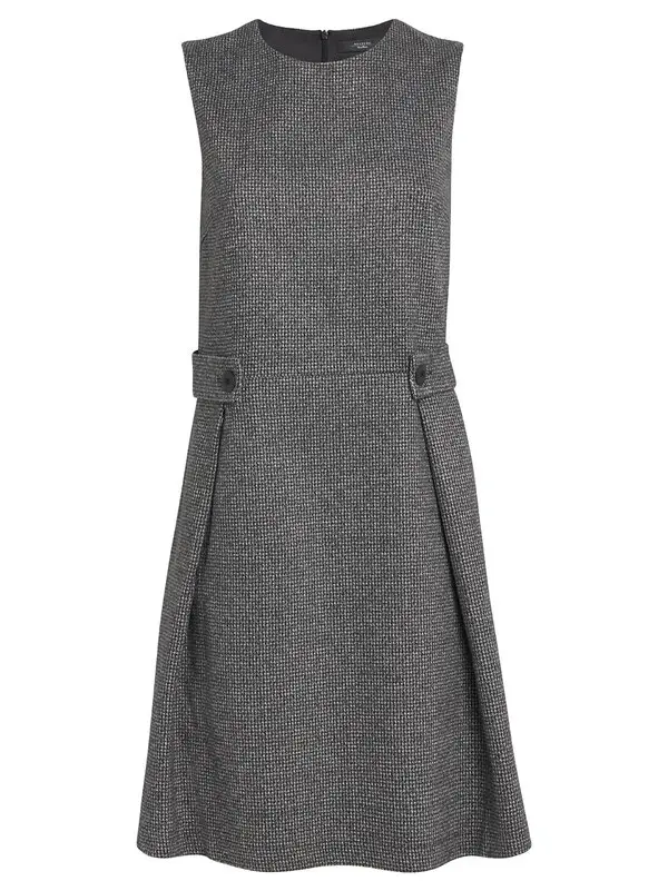 Max Mara Houndstooth Mini Dress - Grey