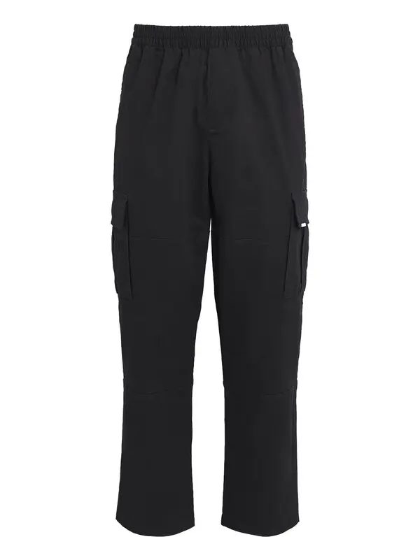 REPRESENT Stretch-cotton Cargo Trousers - Black