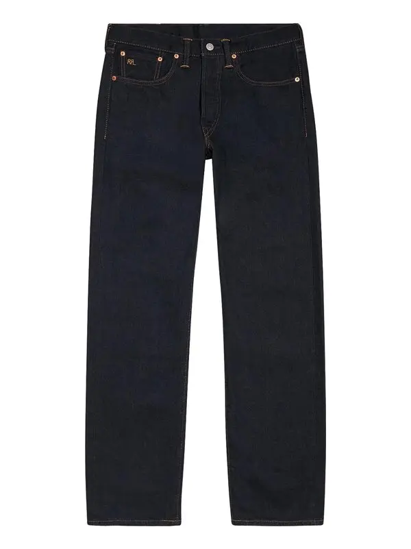 Polo Ralph Lauren Double Rl Selvedge Straight Jeans - Blue