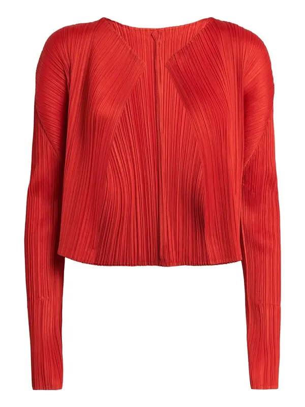 Issey Miyake Monthly Colors July Cardigan - Red