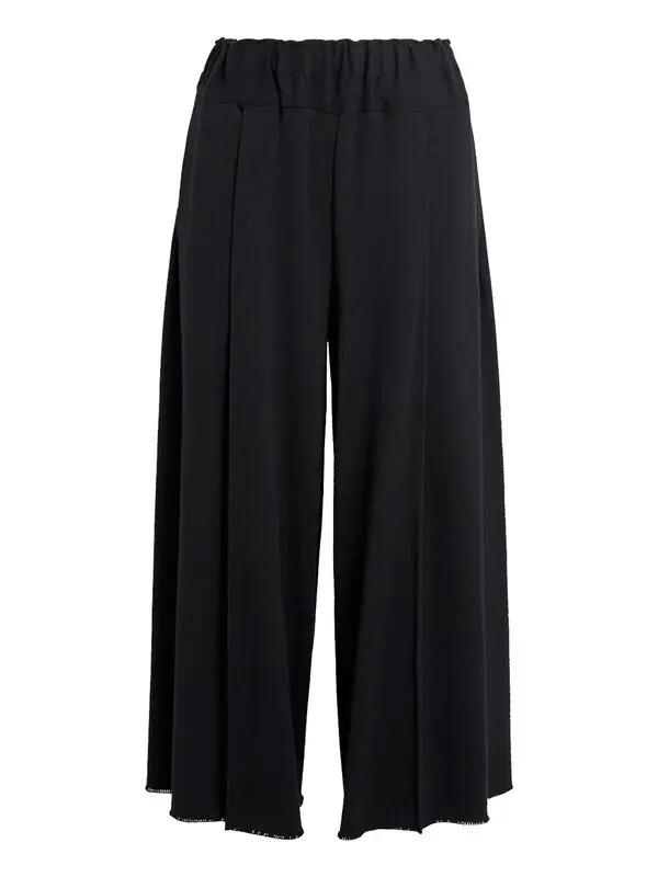 Issey Miyake Campagne Wide Leg Trousers - Black
