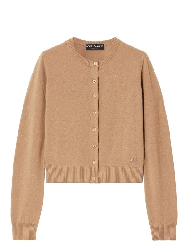 Dolce & Gabbana Cashmere Cardigan - Neutrals