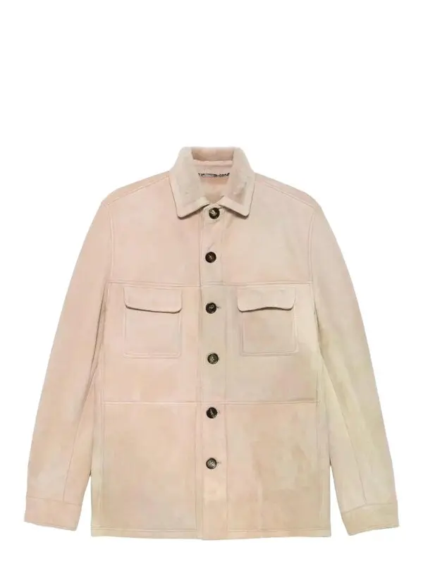 RIFUGIO Button-fastening Flap-pocket Jacket - Neutrals
