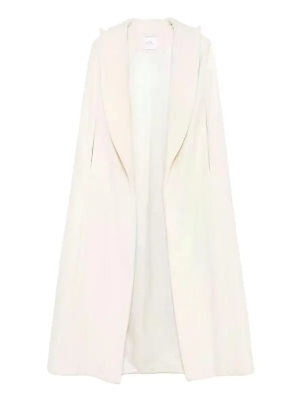 VESTIAIRE D'UN OISEAU LIBRE A-line Cape - White