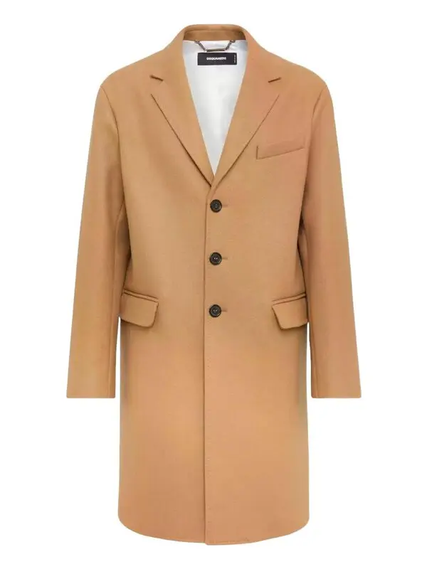 Dsquared2 Tailored Coat - Brown
