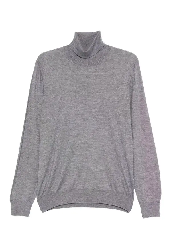 GRAN SASSO Turtleneck Sweater - Grey