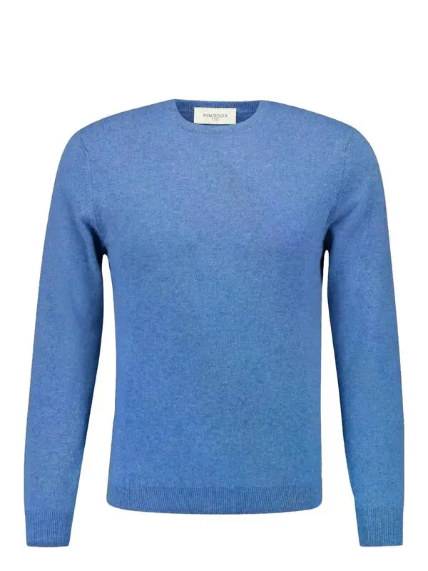 PIACENZA CASHMERE 1733 Crew-neck Cashmere Sweater - Blue
