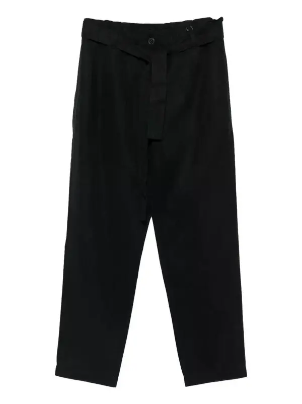 Marc O'polo Belted Cropped Trousers - Blue