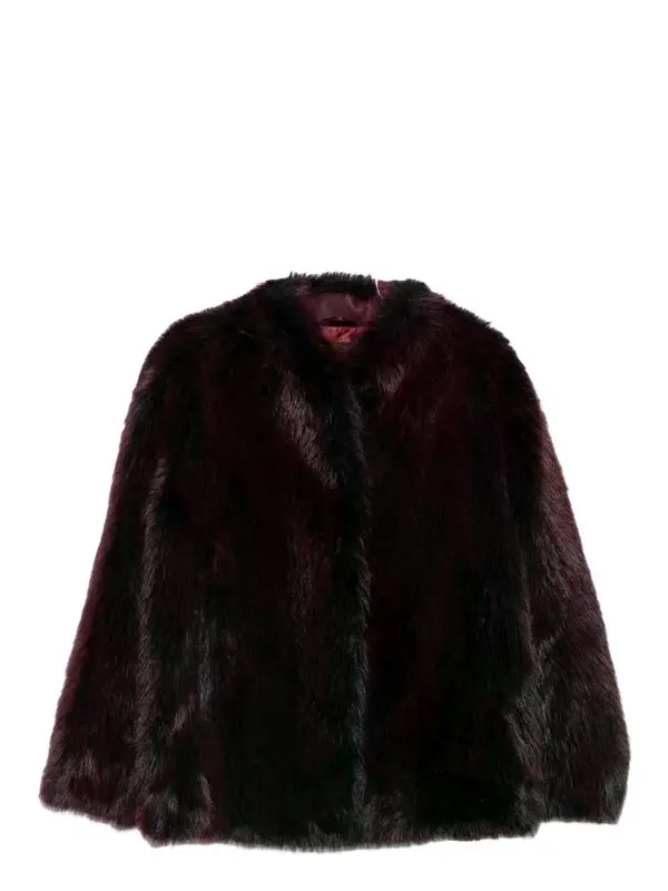 Patrizia Pepe Faux-fur Jacket - Purple