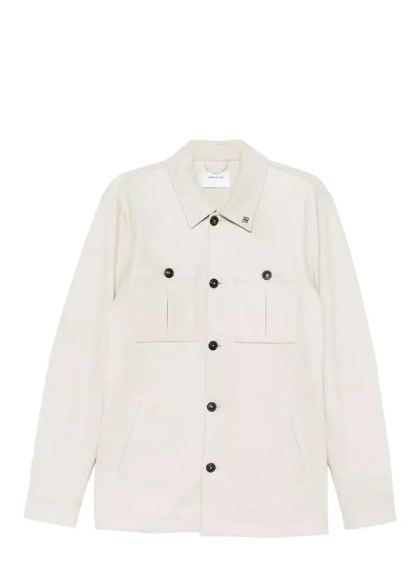 GRAN SASSO Buttoned-up Jacket - Neutrals